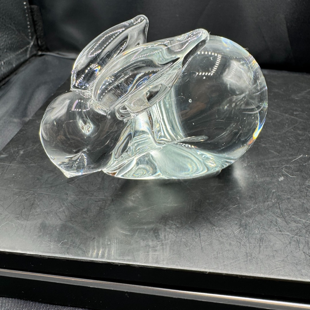 Small Rabbit Glass Paperweight
