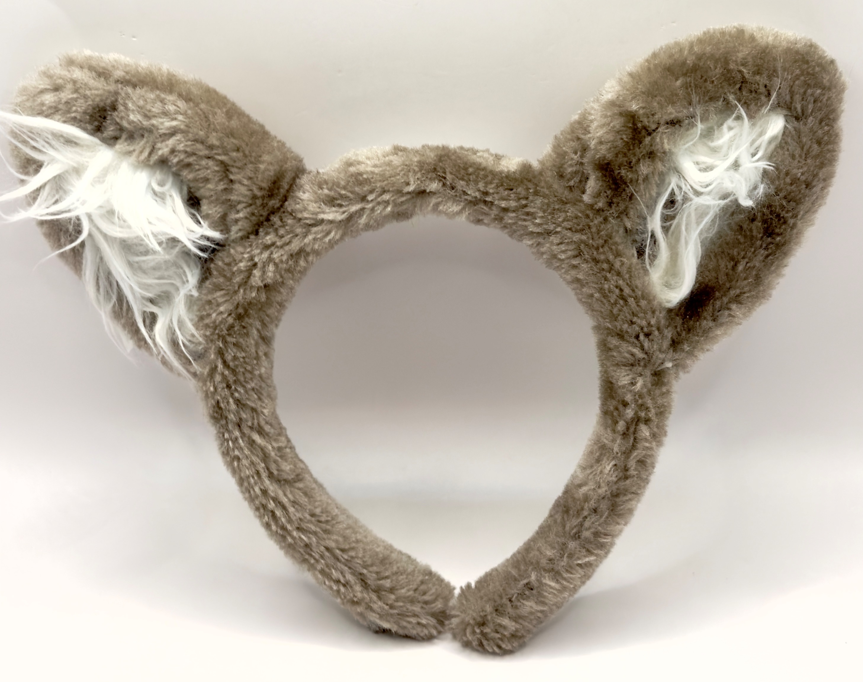 Great Wolf Lodge Fuzzy Brown Wolf Ears Headband, Halloween Costume ...