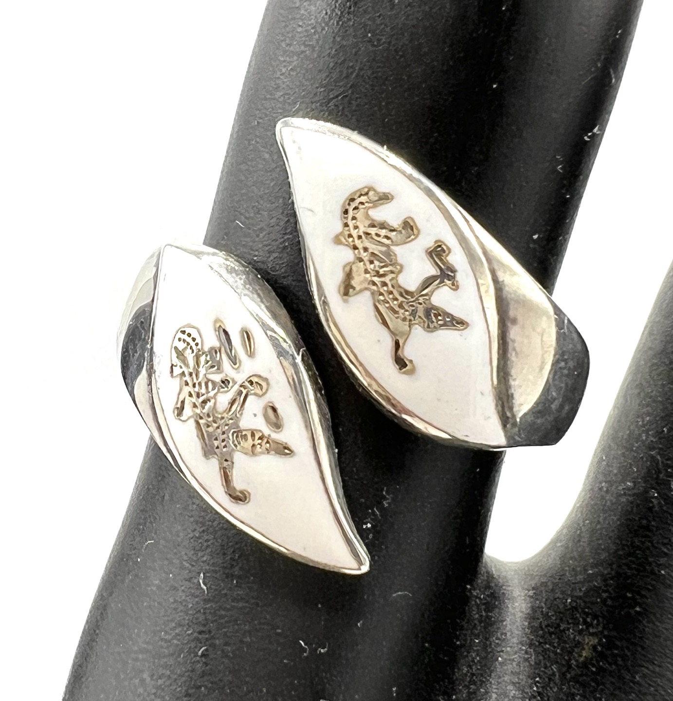 Vintage siam silver ring store