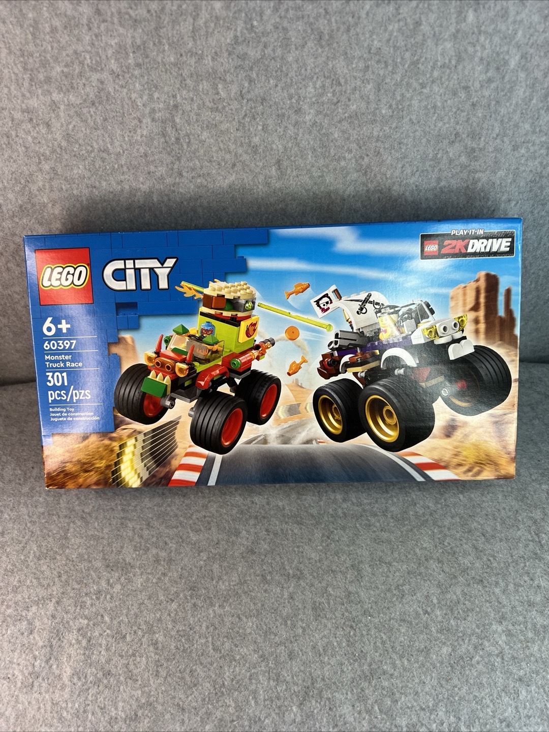 LEGO City 2K Drive Monster Truck Race 60397 Sealed 301 Pieces