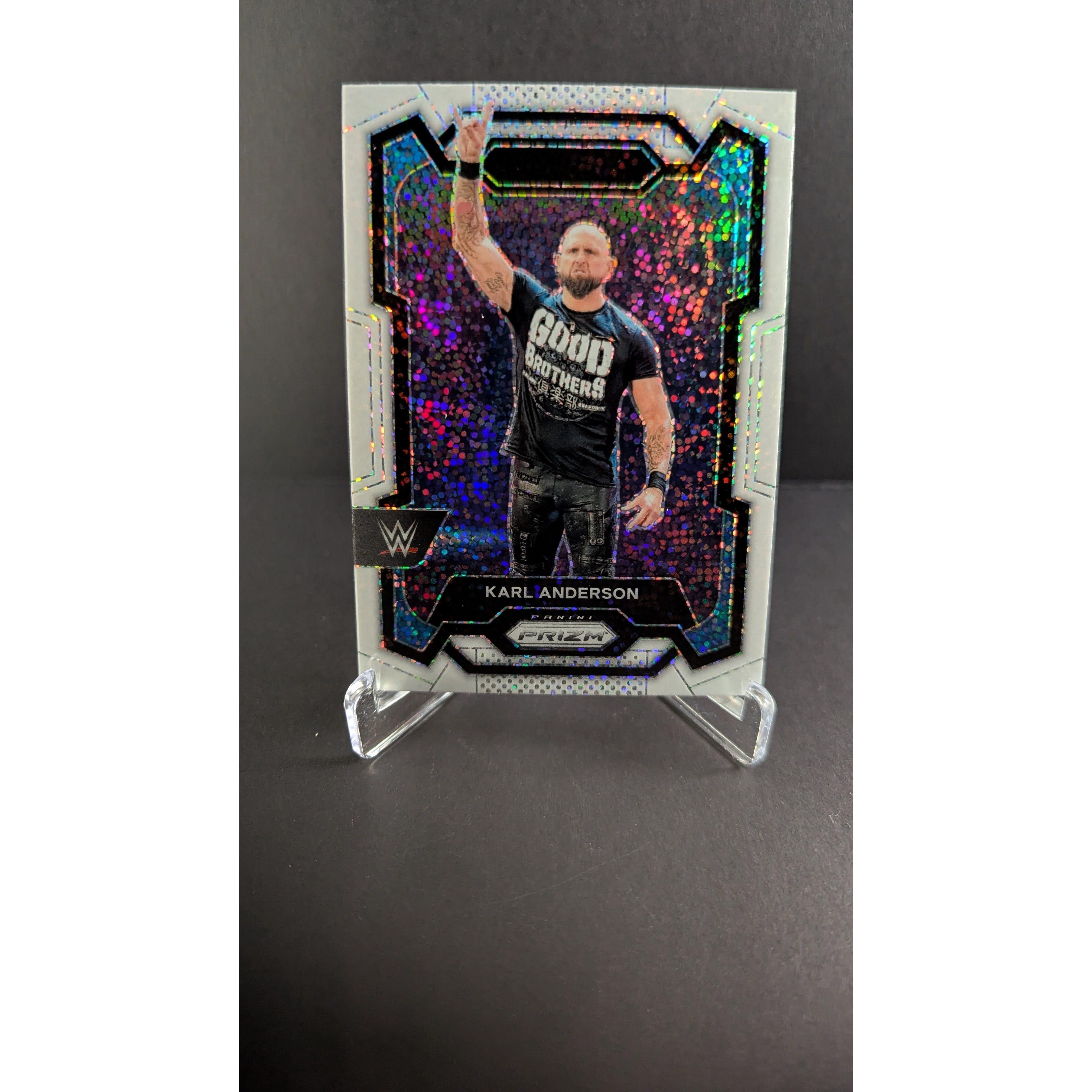 Karl Anderson 2024 WWE Panini Prizm White Sparkle