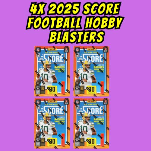 Washington Commanders - 2025 Score Football 4x Hobby Blaster Box Break