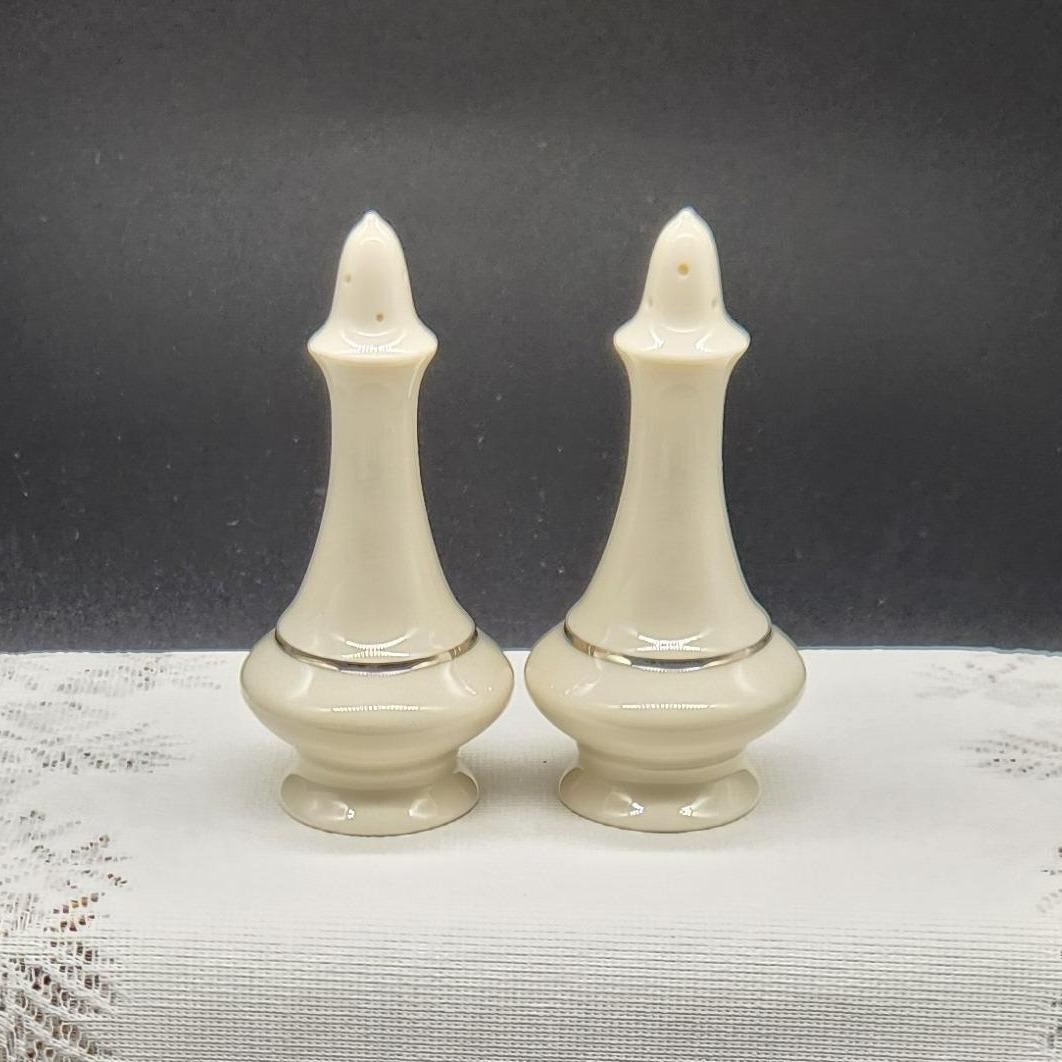 Vintage Lenox Ivory Salt and Pepper Shakers