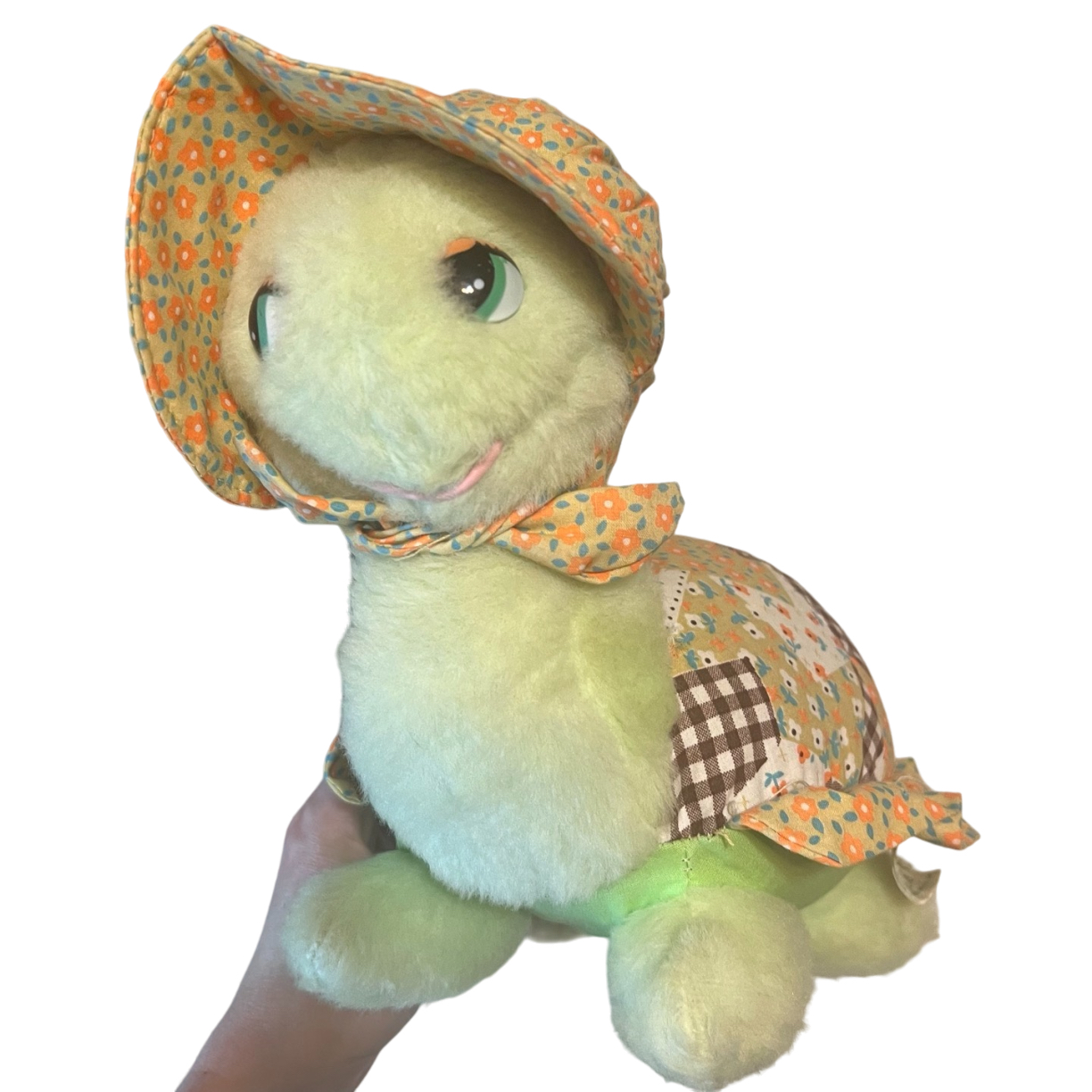 Vintage Knickerbocker Animals Of Distinction Kitschy Cute Turtle Plush 14”