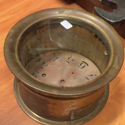 Seth Thomas Brass Clock Container