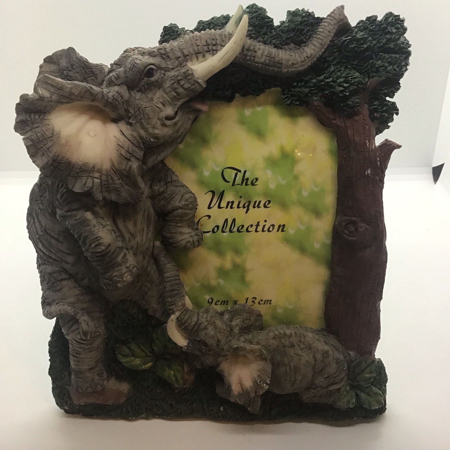 The Unique Collection Safari Picture Frame Elephant 3D Jungle Decor ...