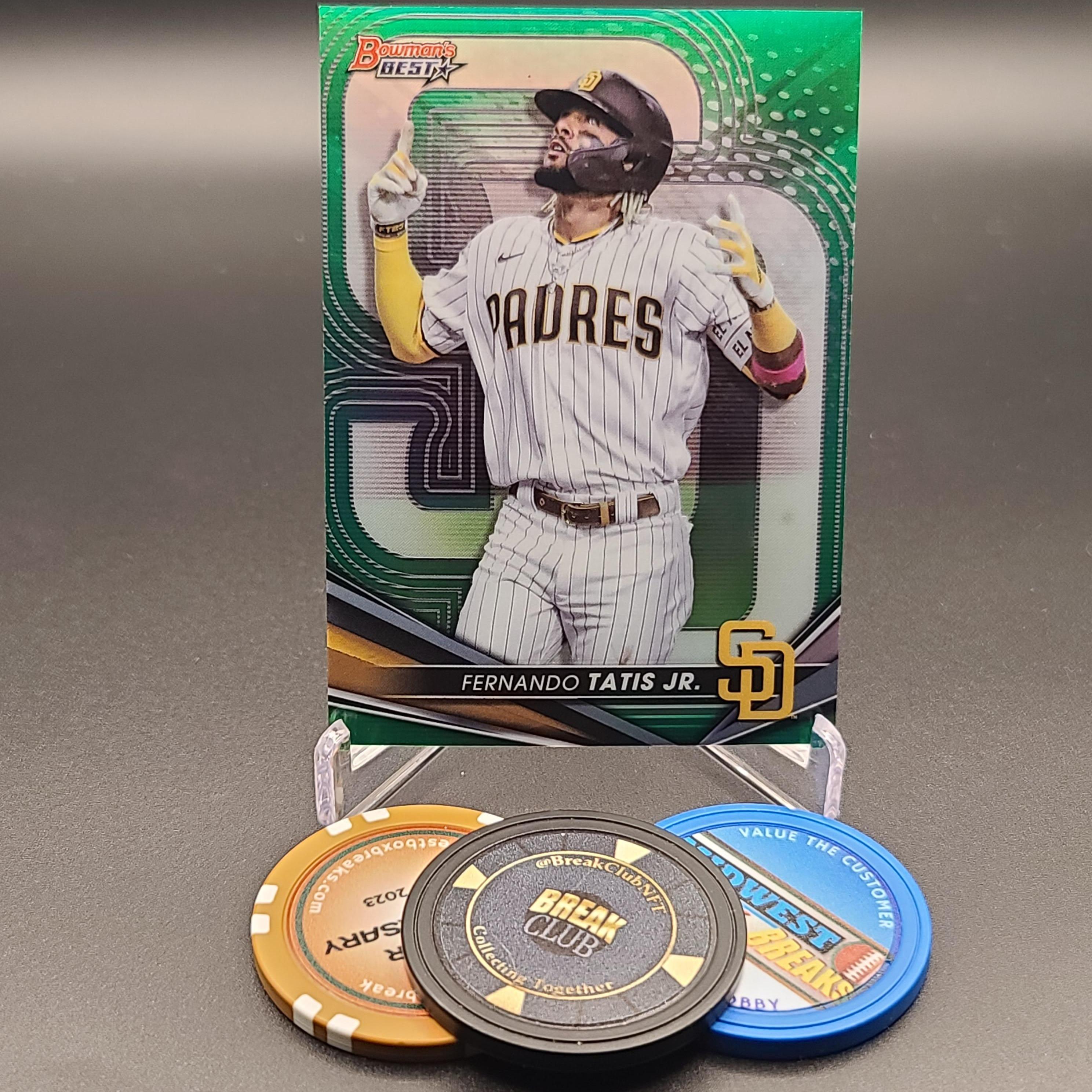 Fernando Tatis Jr. 2022 Bowmans Best Green Refractor Parallel Numbered ...