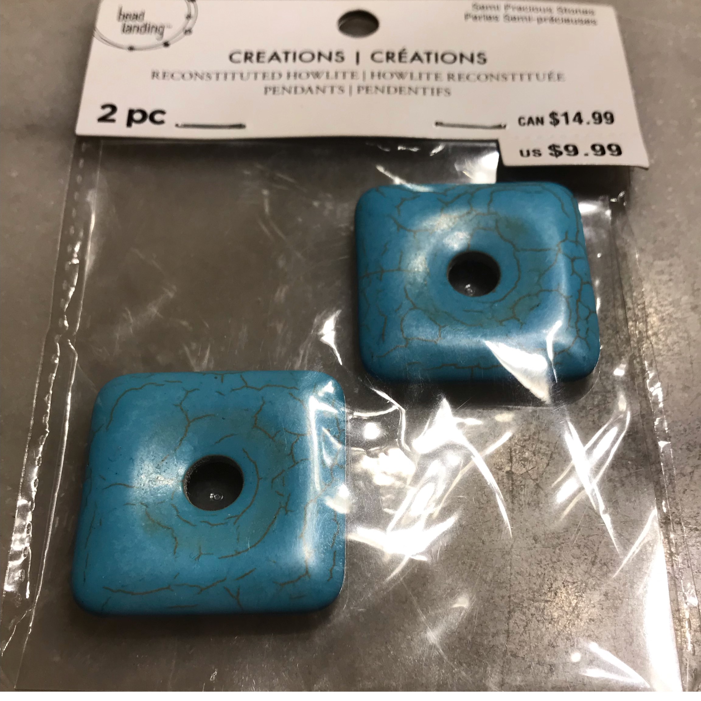 #01 - Reconstituted Howlite Craft Stones