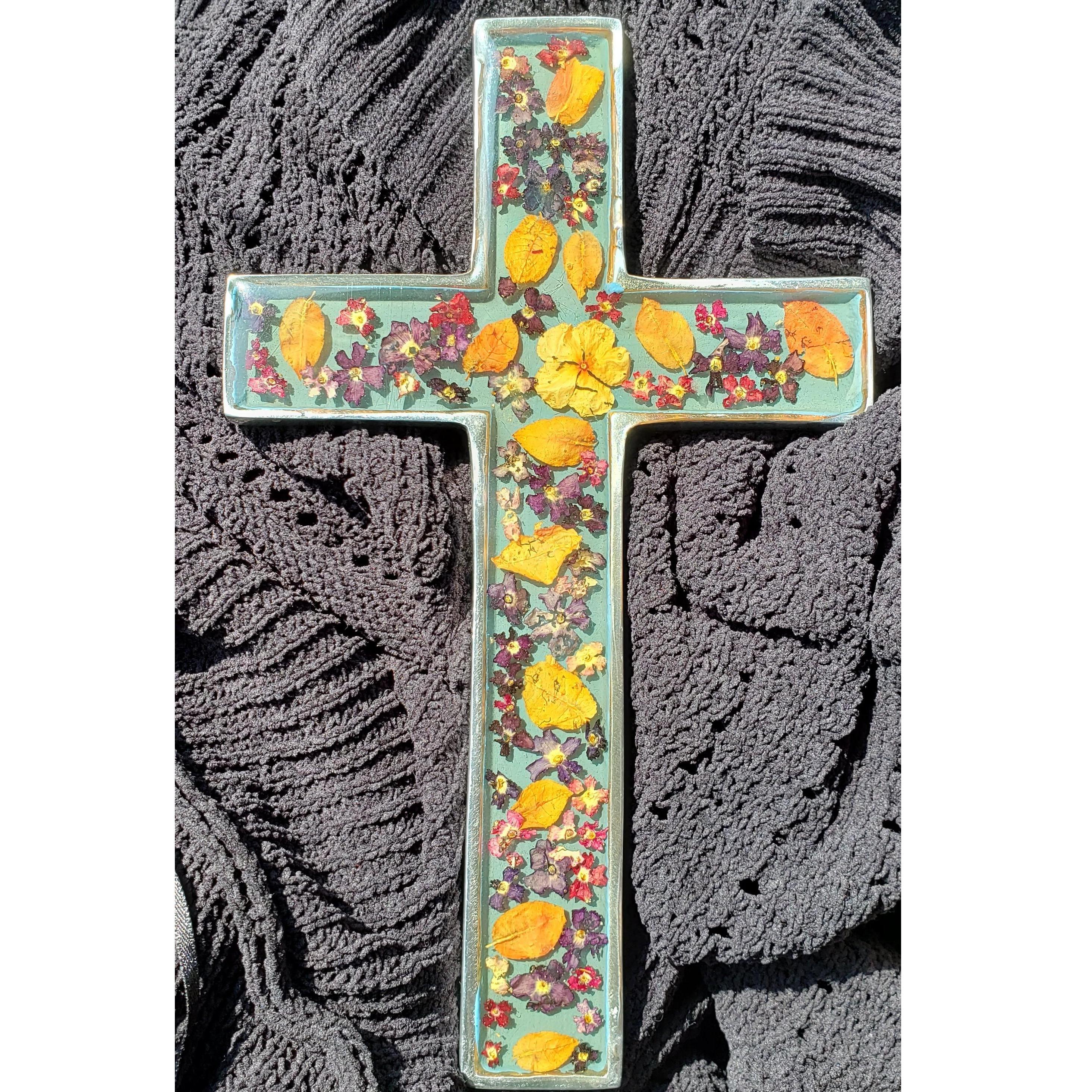Beautiful Made In Mexico Decorative Cross