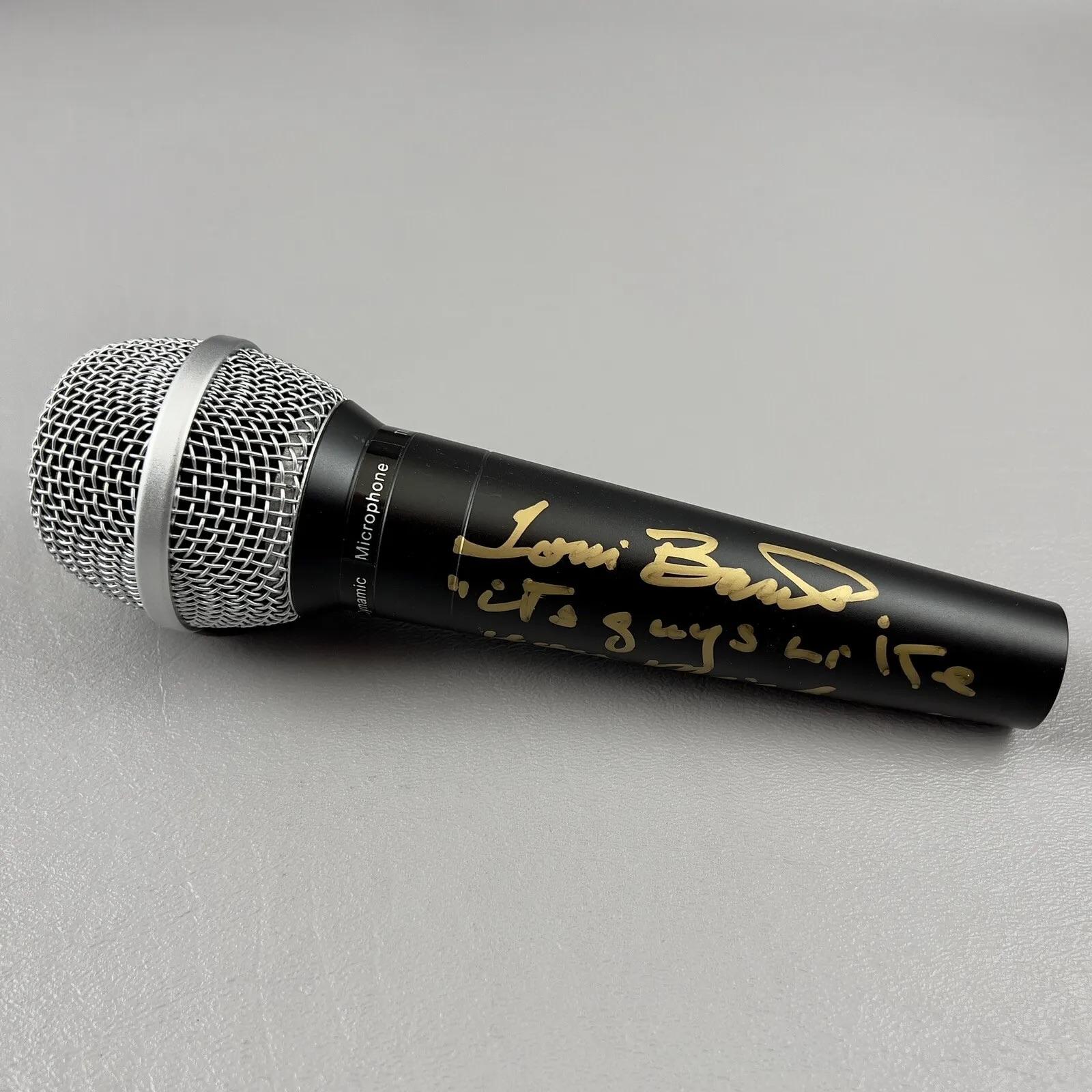 Toni Basil SIGNED Microphone Inscribed It’s Guys Like You Mickey BAS ...