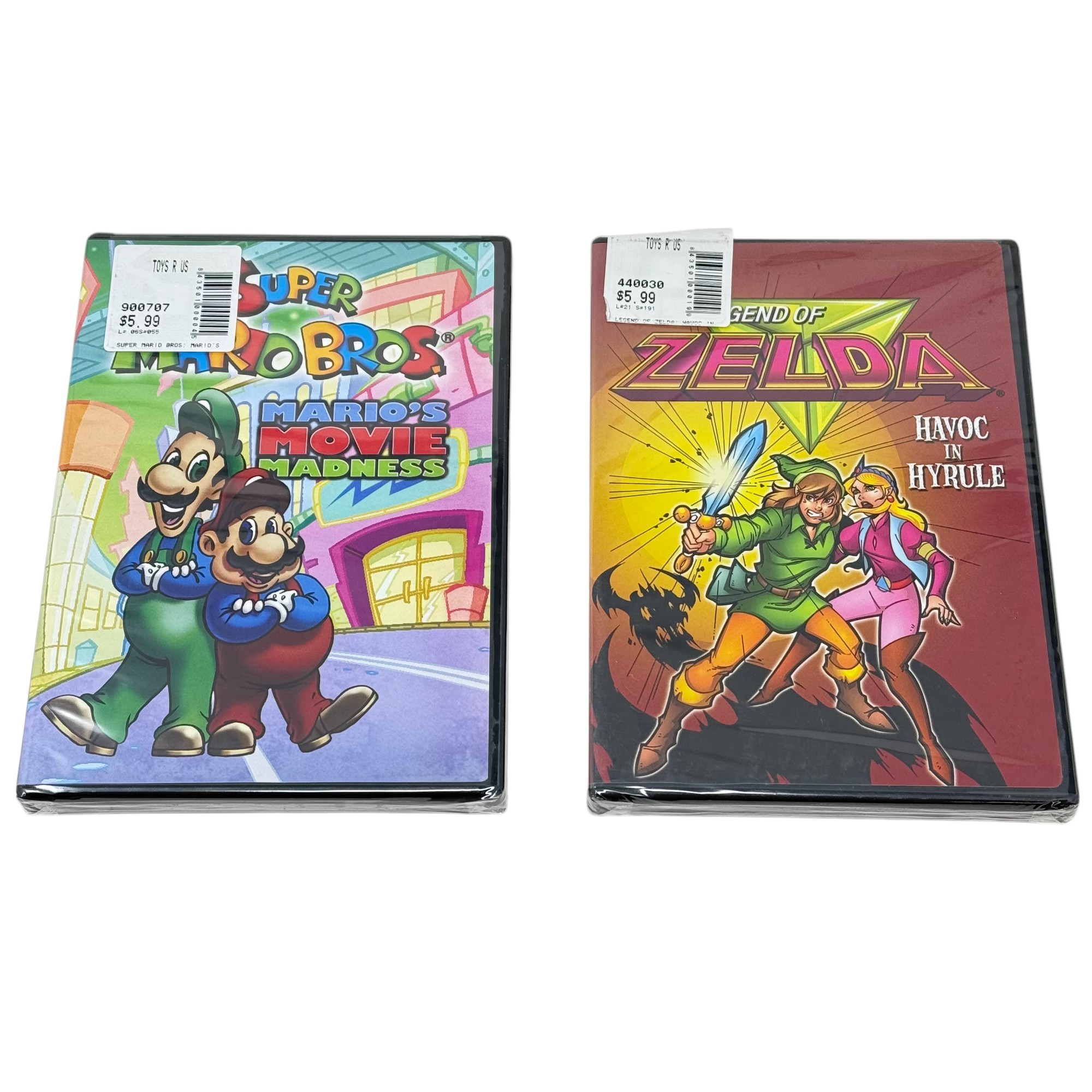 Super Mario Bros. Mario's Movie Madness + Zelda Havoc In Hyrule Sealed ...