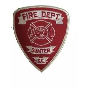 Sumter Fire Department (South Carolina) Shoulder Patch FREE SHIPPING