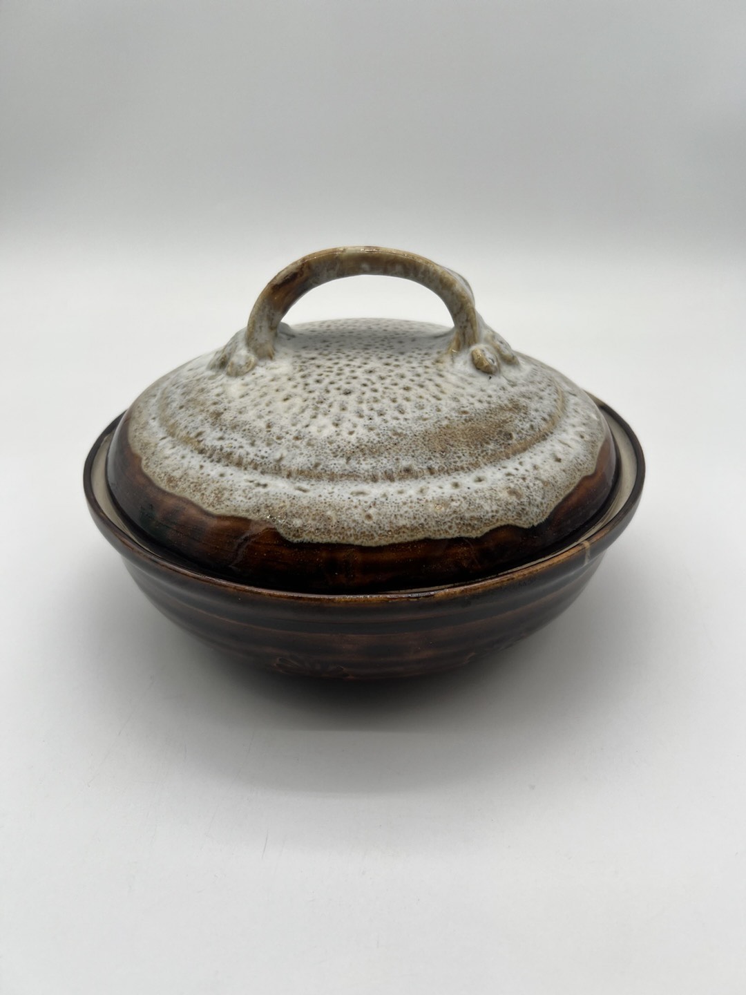 Studio Pottery Casserole Dish Signed