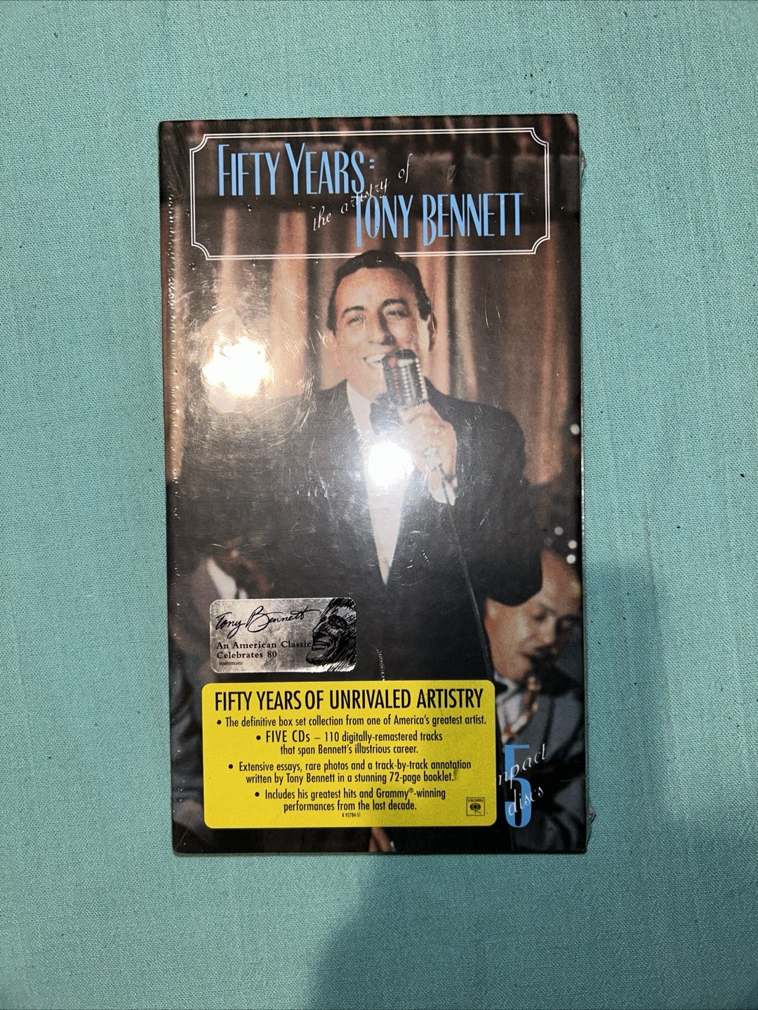 Sealed 5 CD Box Set Fifty Years Artistry of Tony Bennett with 72 Page ...
