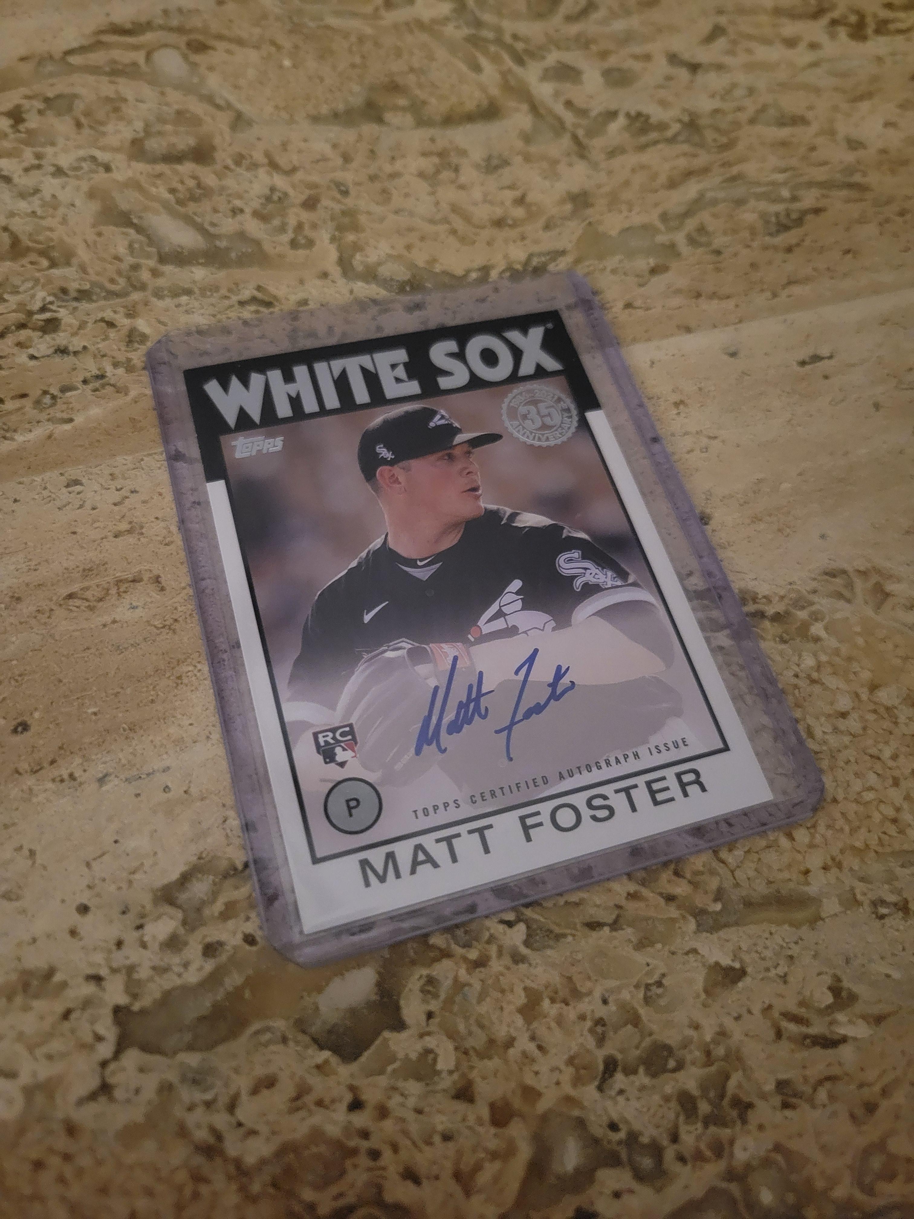 2021 Topps 35th Anniversary Matt Foster RC Auto Chicago White Sox