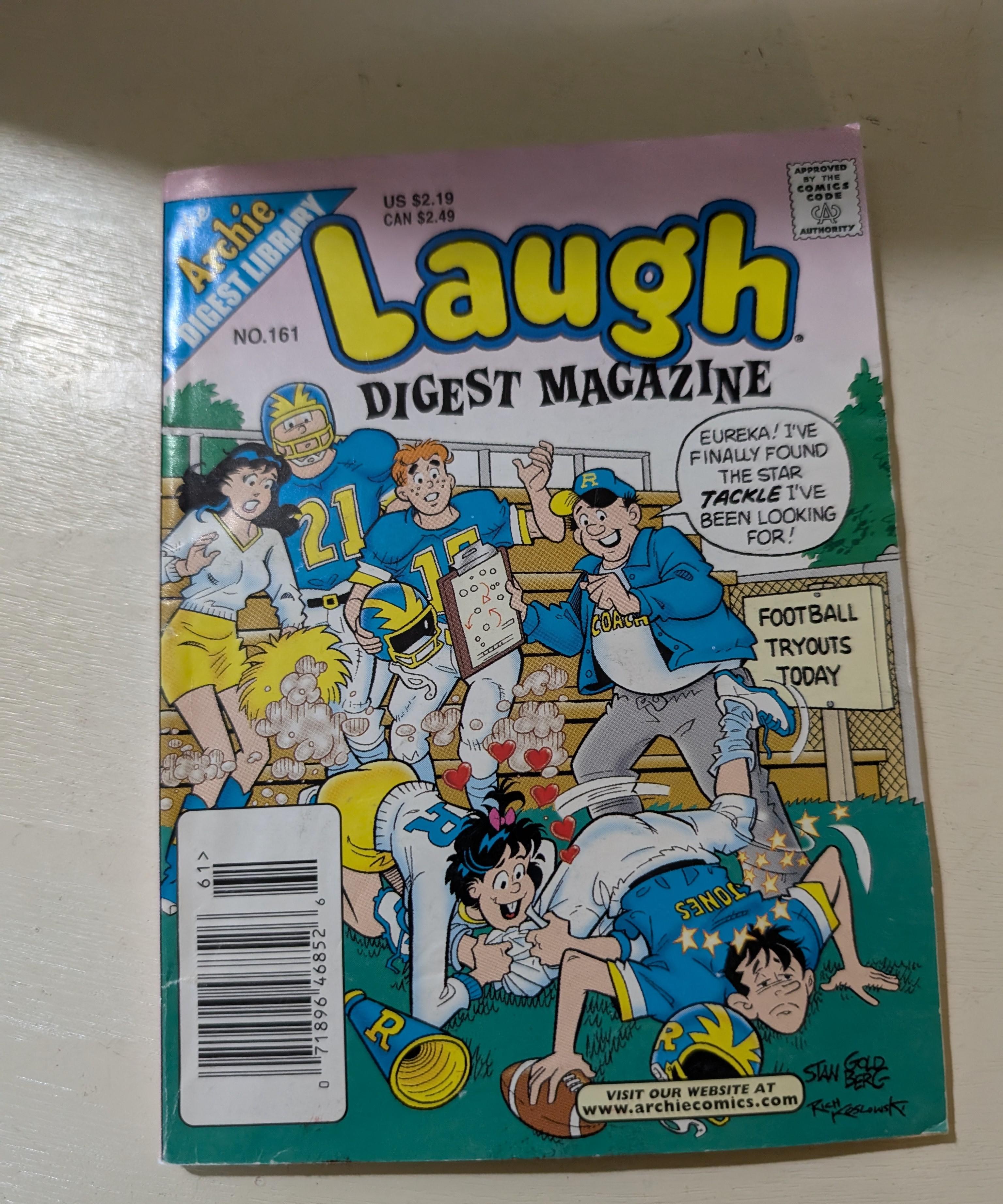 Vintage Archie Laugh Digest Magazine No. 161