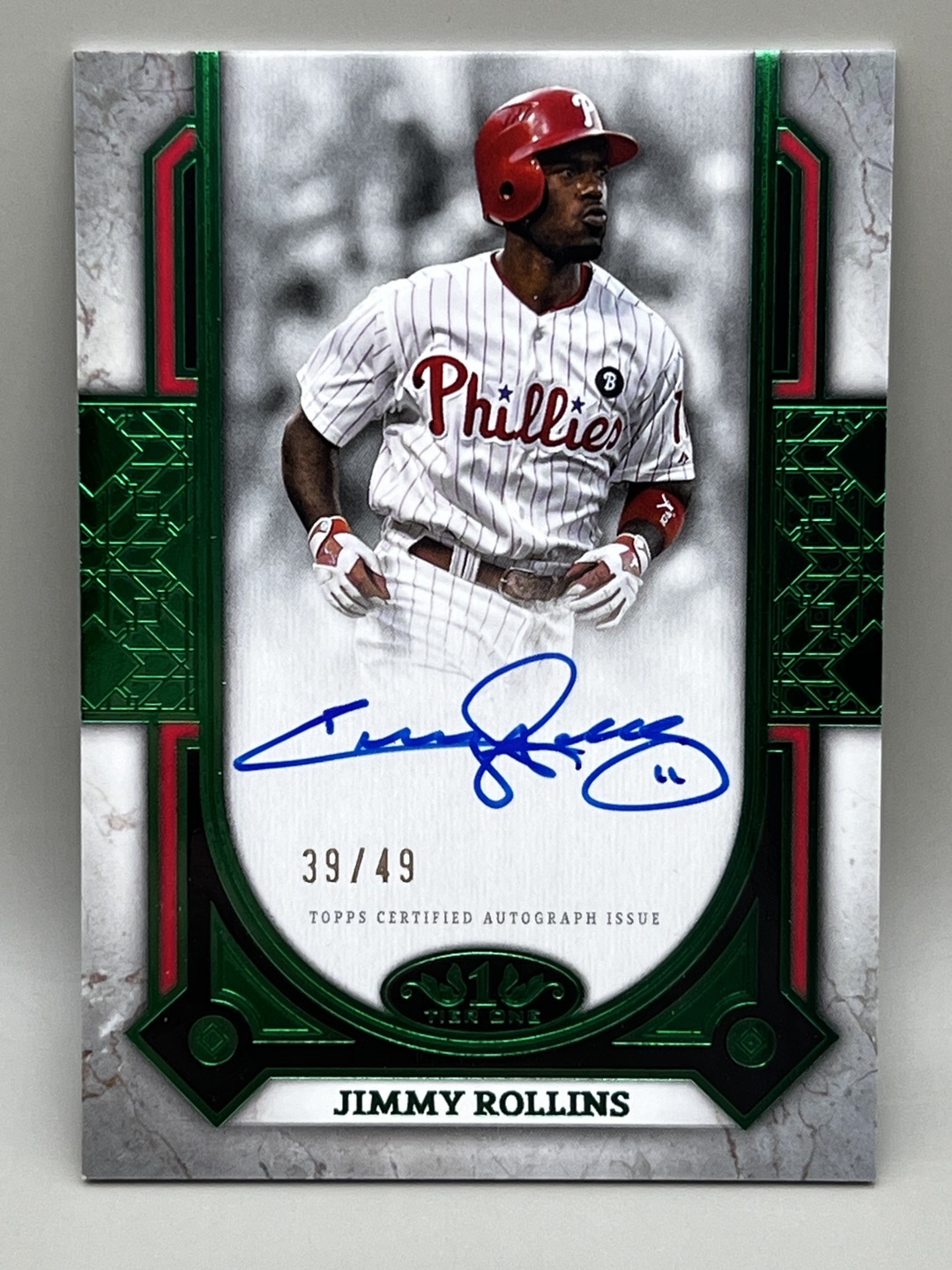2024 Topps Tier One Jimmy Rollins Prime Performers Auto #/49 ...
