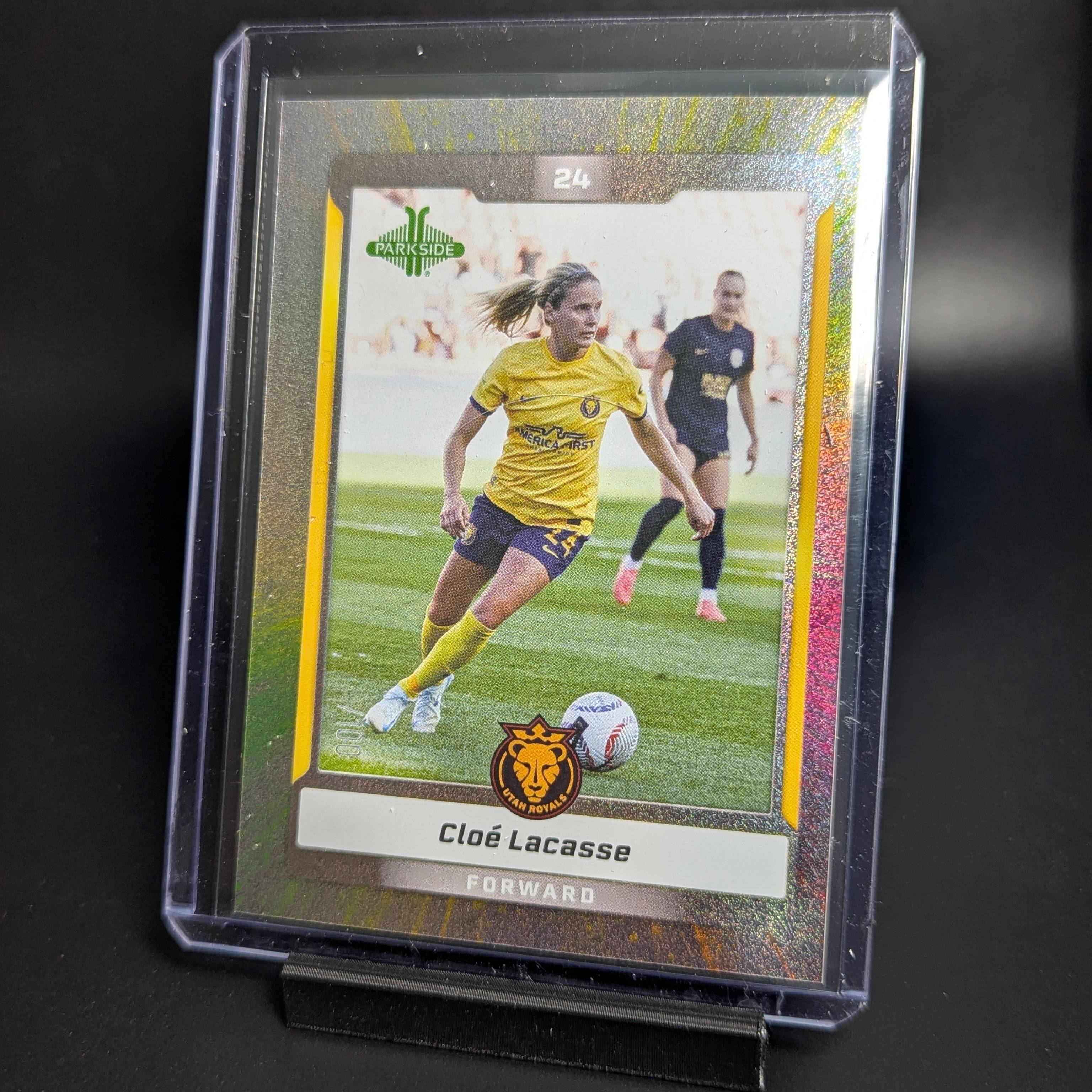 2025 Parkside NWSL Vol 1 Shimmer /100 Utah Royals Cloe Lacasse