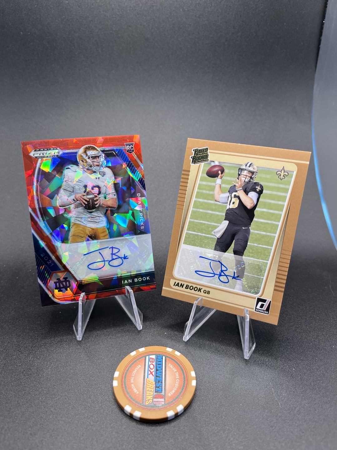 Ian Book Auto Lot Football Cards New Orleans Saints