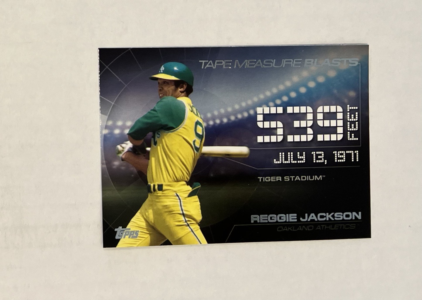 Reggie Jackson Tape Measure Blasts Oakland Athletics
