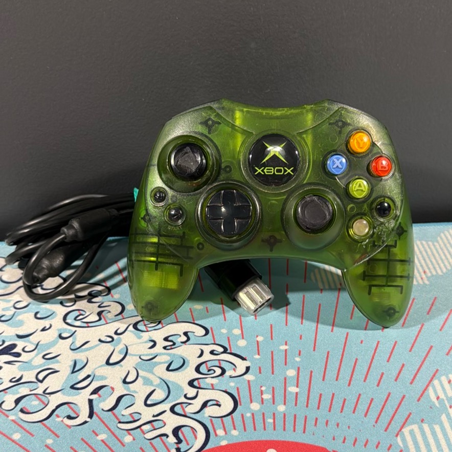 XBOX Clear Green Halo Controller