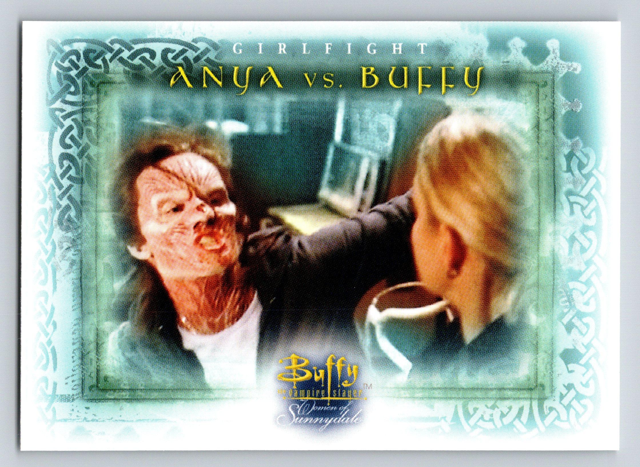 Anya vs Buffy Girl Fight Buffy The Vampire Slayer Women Of Sunnydale ...