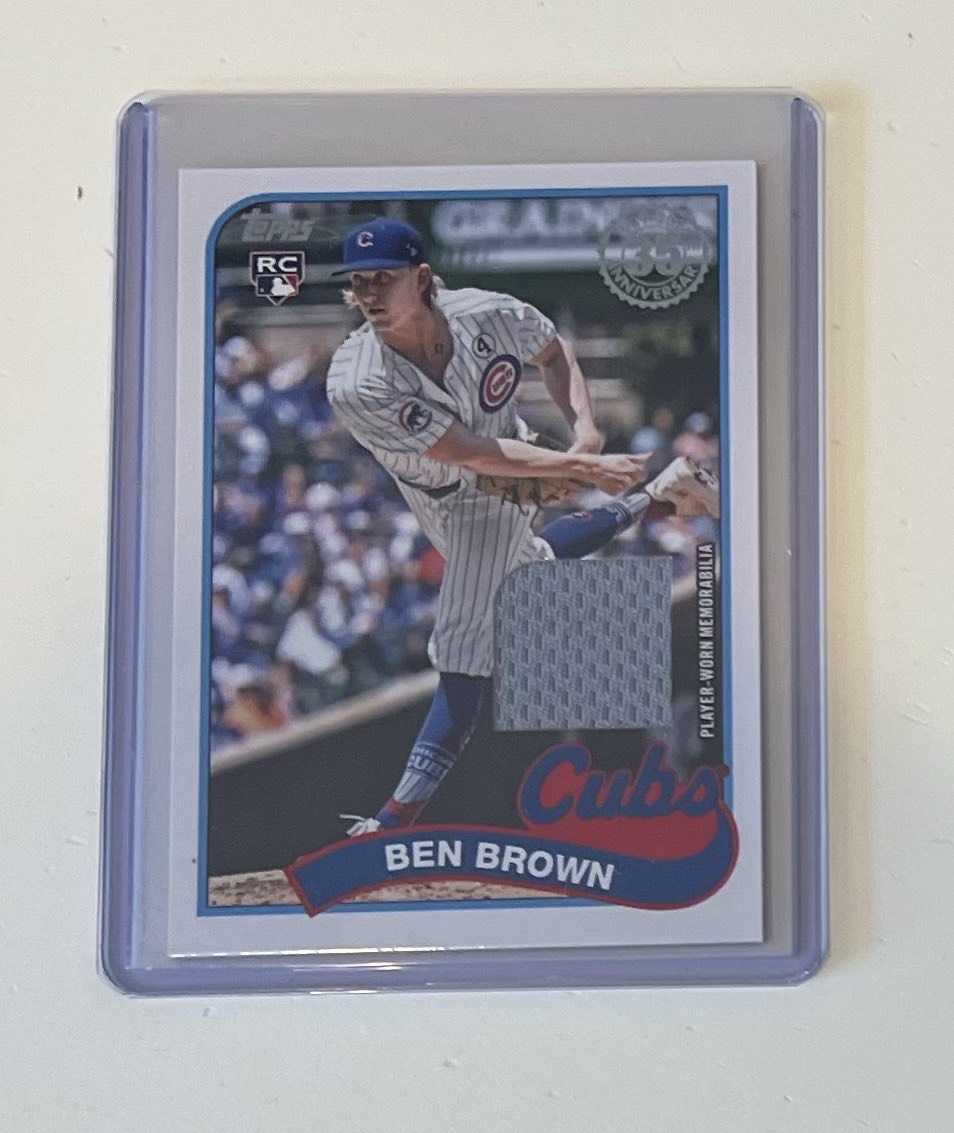 Ben Brown RC 1989 Relic Chicago Cubs