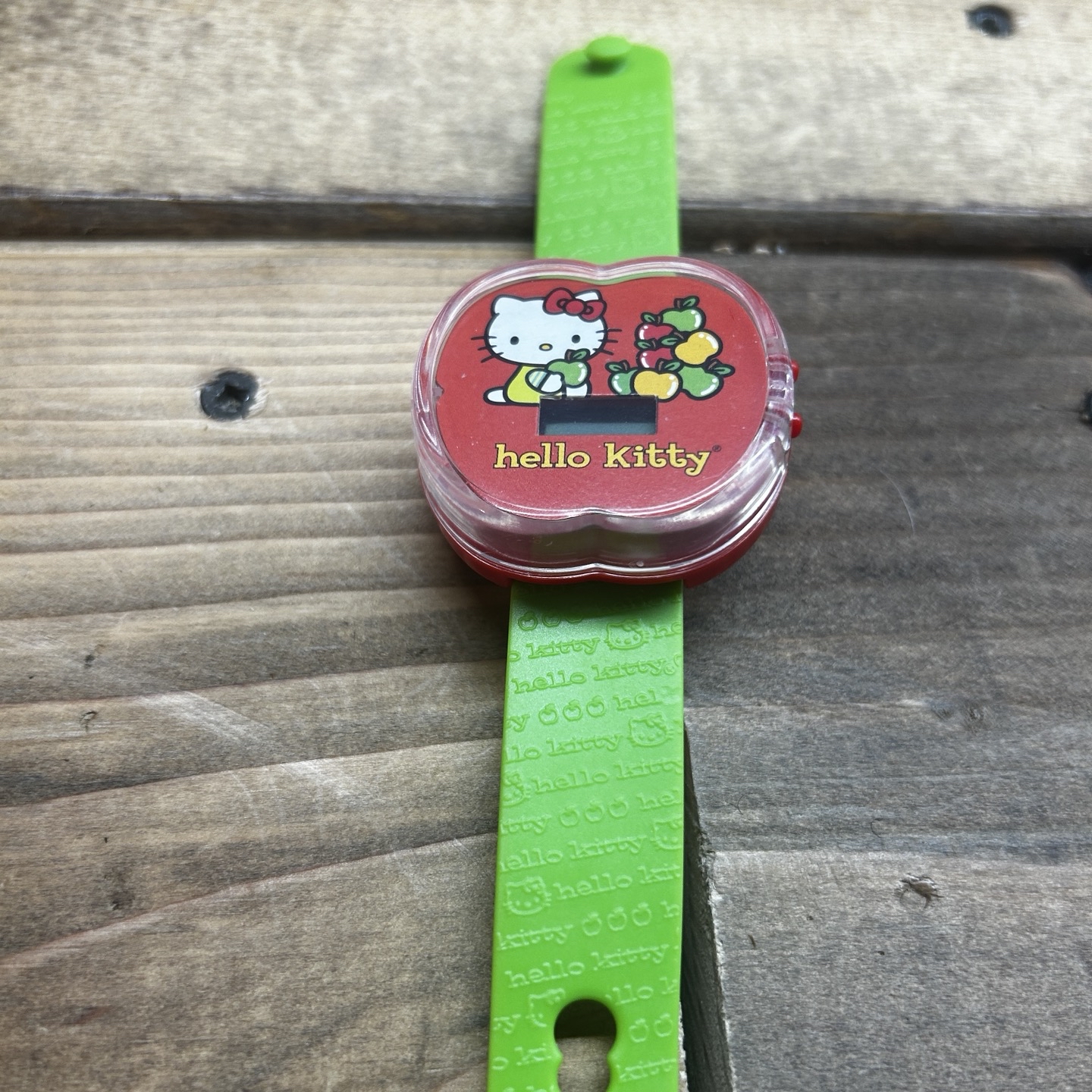 Hello Kitty Watch Red Green McDonald’s Exclusive Retro 2008 Untested