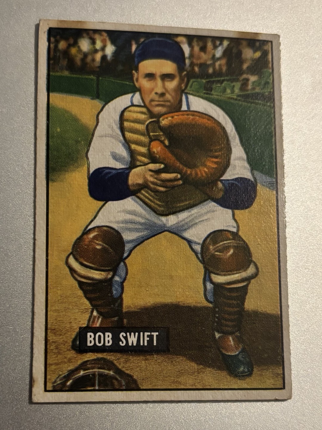 1951 Bowman #214 Bob Swift Detroit Tigers