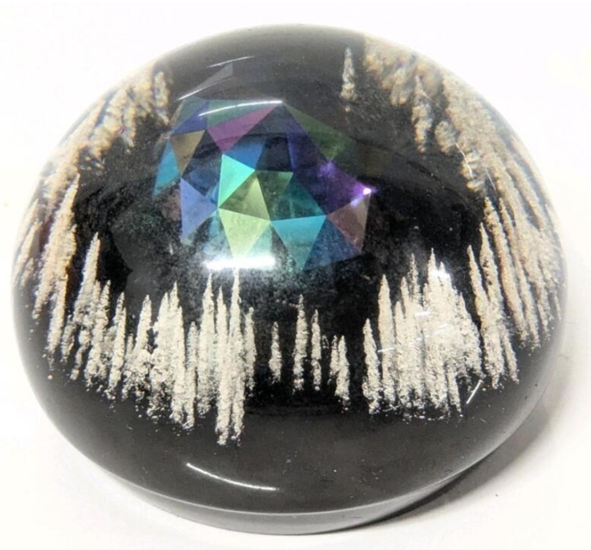 Incredible Tarax Infinity Lucite Crystalized Forest Gem Winter ...