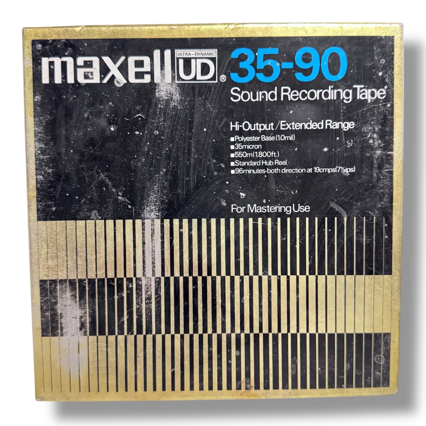 Maxell UD 35-90 Early Gen Reel to Reel Tape, LP, 7" Reel, 1800 ft