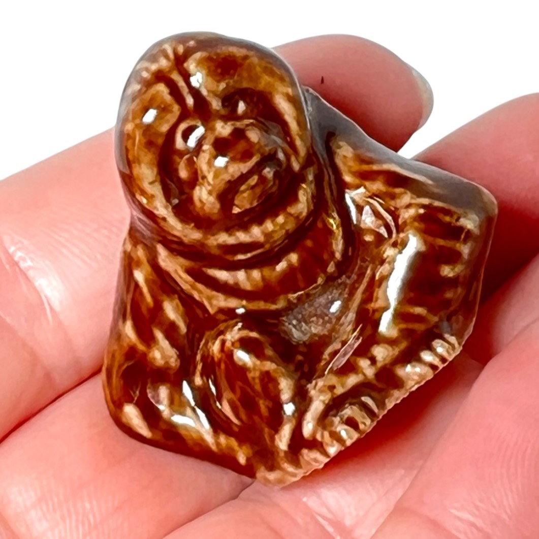 Wade Whimsy Orangutan 🦧 Ceramic Figurine. Cute Little Pottery Nature Animal. Red Rose Tea ...