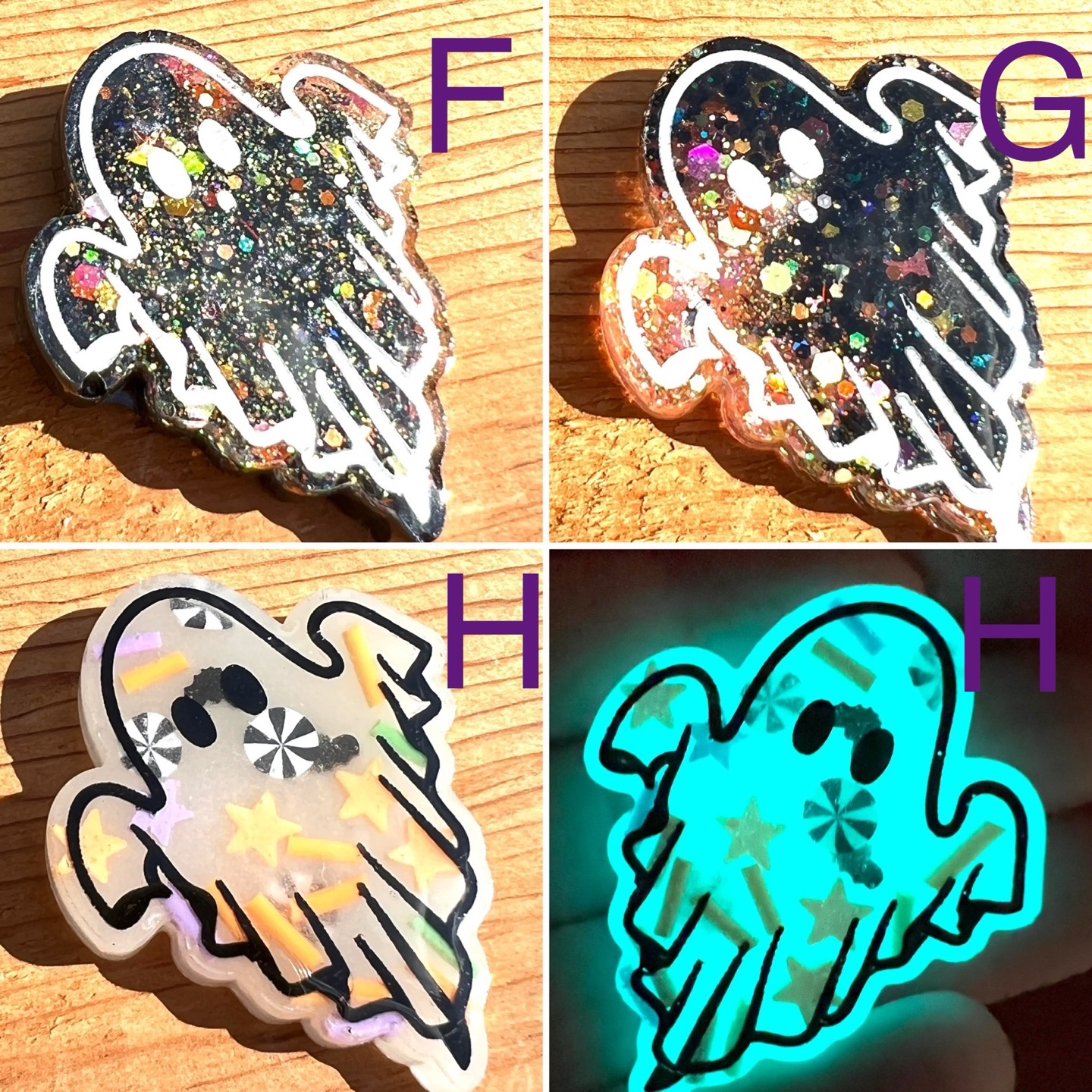 G - Spooky Spoopy Ghost Magnet