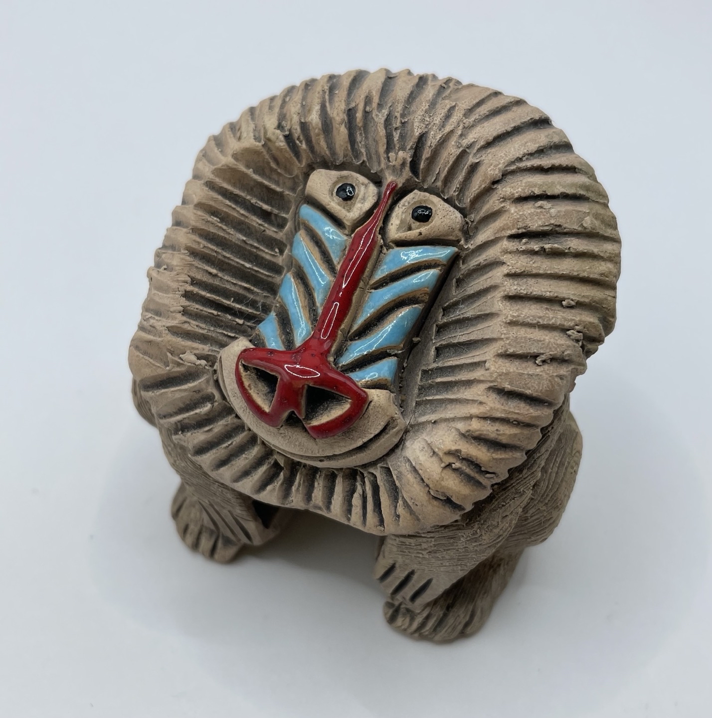 Vintage, Retired, Handmade Artesania Rinconada, BABOON, #20, Ceramic ...
