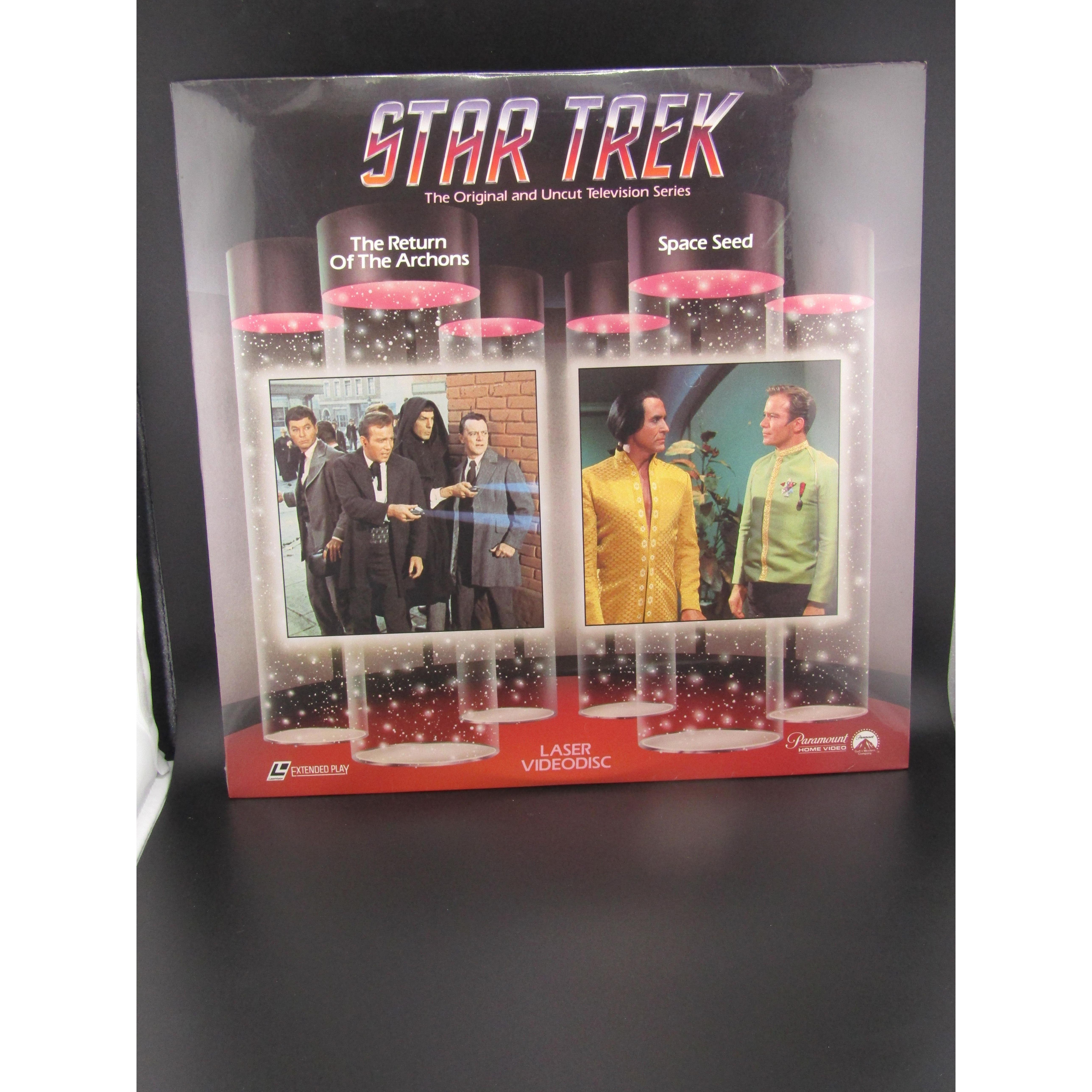Star Trek Laserdisc: The Return of the Archons & Space Seed Sealed Will ...