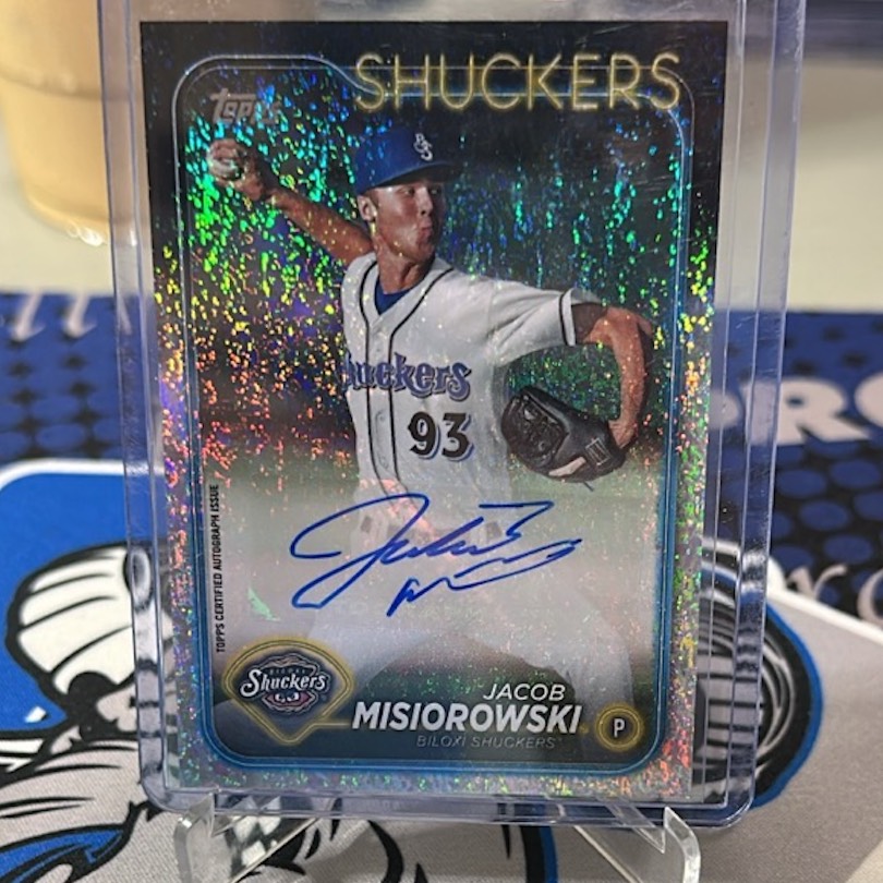 Jacob Misiorowski Pro Debut Sparkle Auto /199! 🔥 Milwaukee Brewers