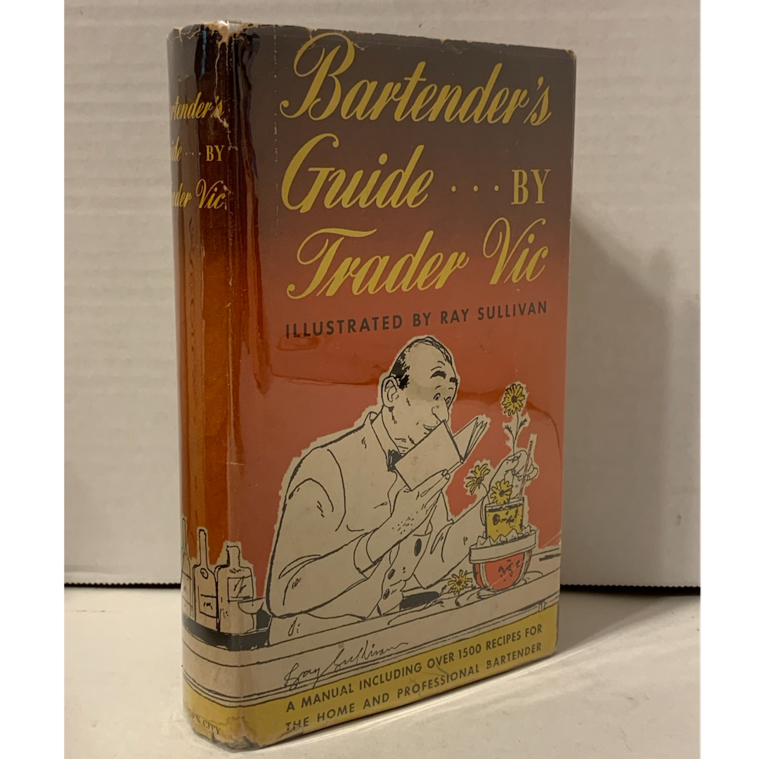 1948 “Bartender’s Guide” Trader Vic Ray Sullivan Recipe Book in DJ
