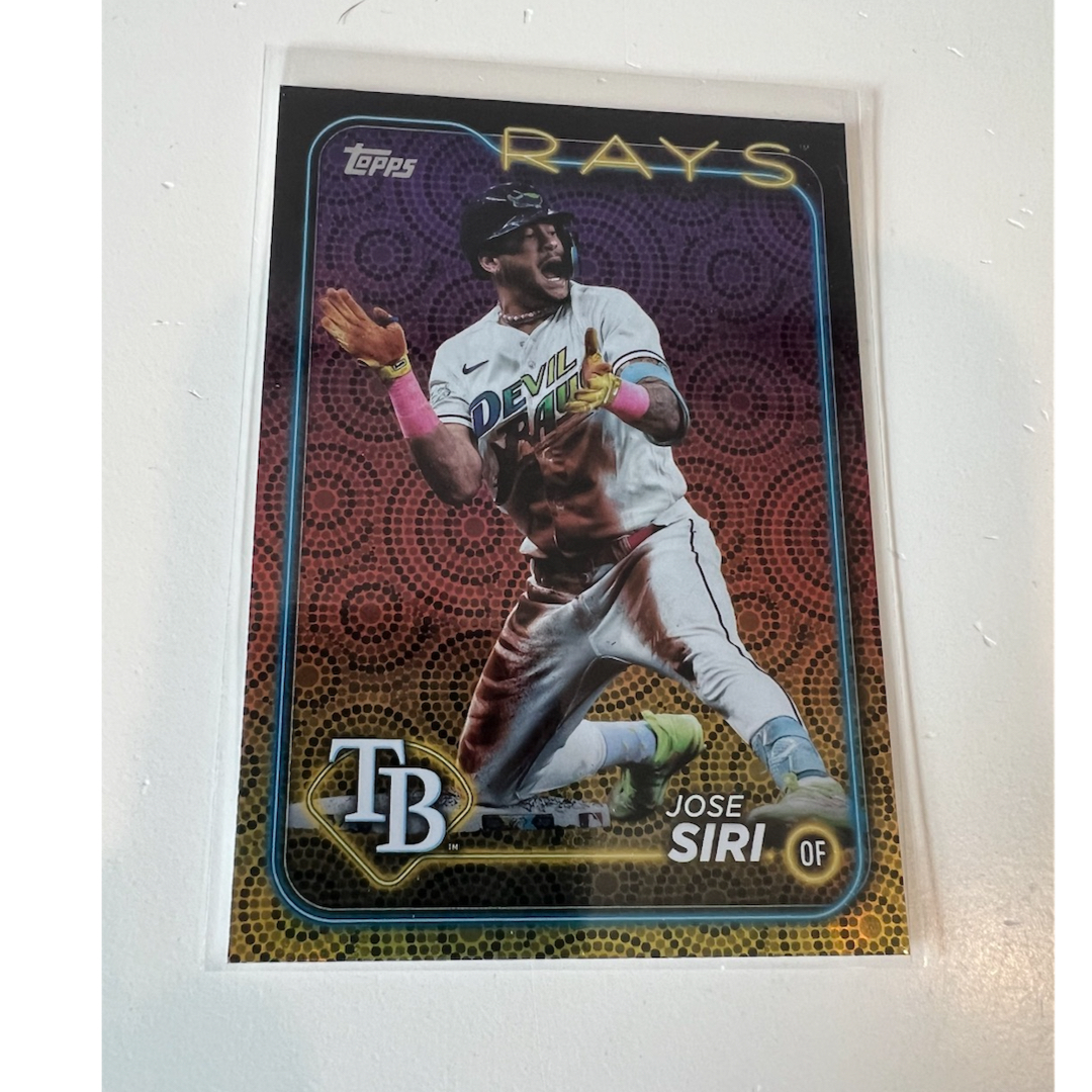 Jose Siri Summer Parallel Tampa Bay Rays