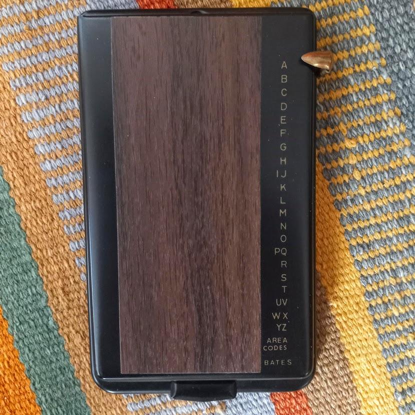 Bates PenciList Model "E" Vintage Address Keeper Excellent Pre-Owned