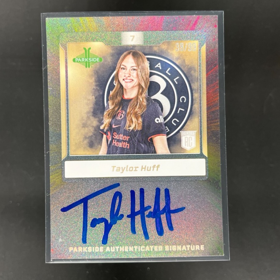 Taylor Huff 2025 Parkside NWSL Vol 1 Signature Series Silver Foil /99 ...