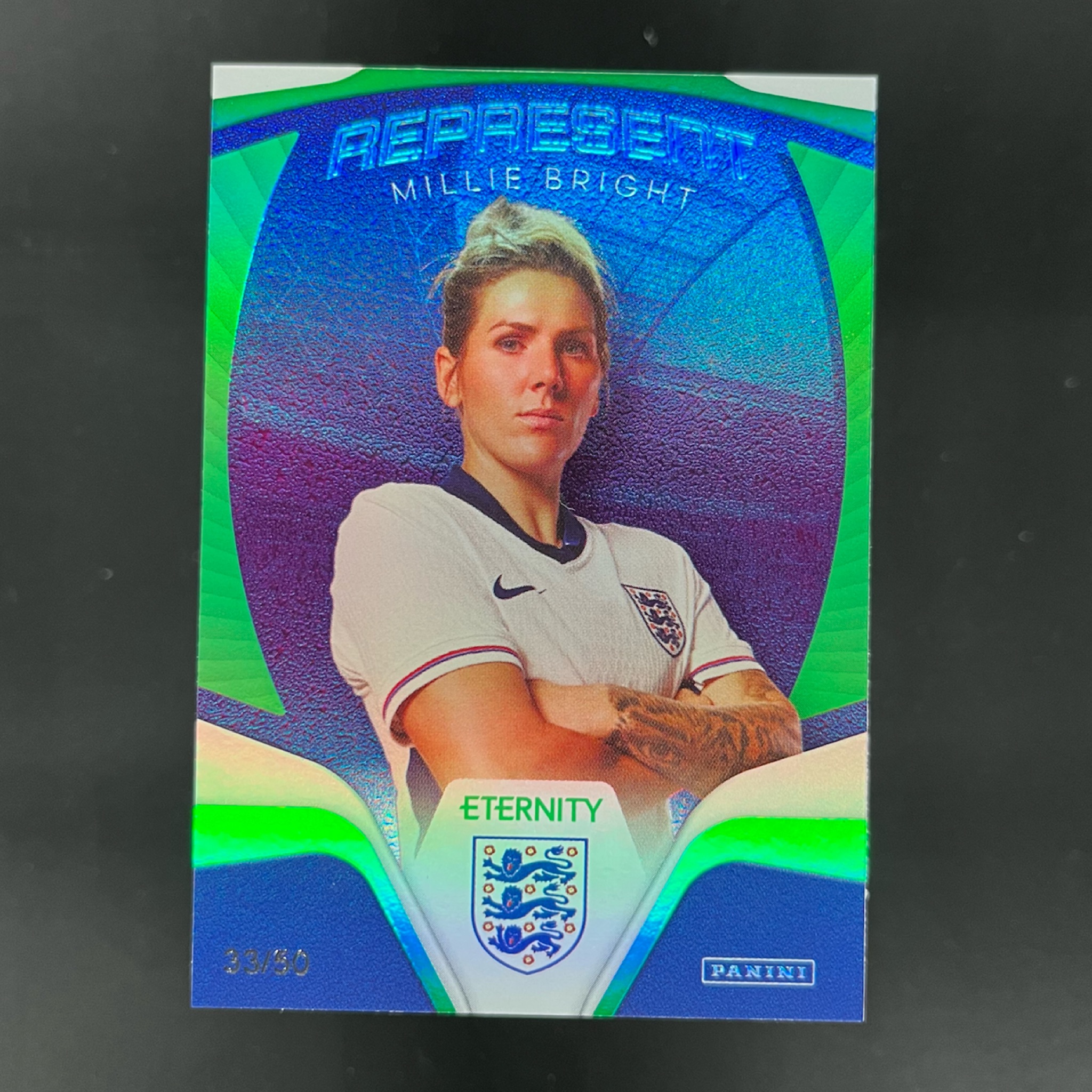 Millie Bright 2025 Panini Lionesses Eternity Represent /50 Soccer Card CD10