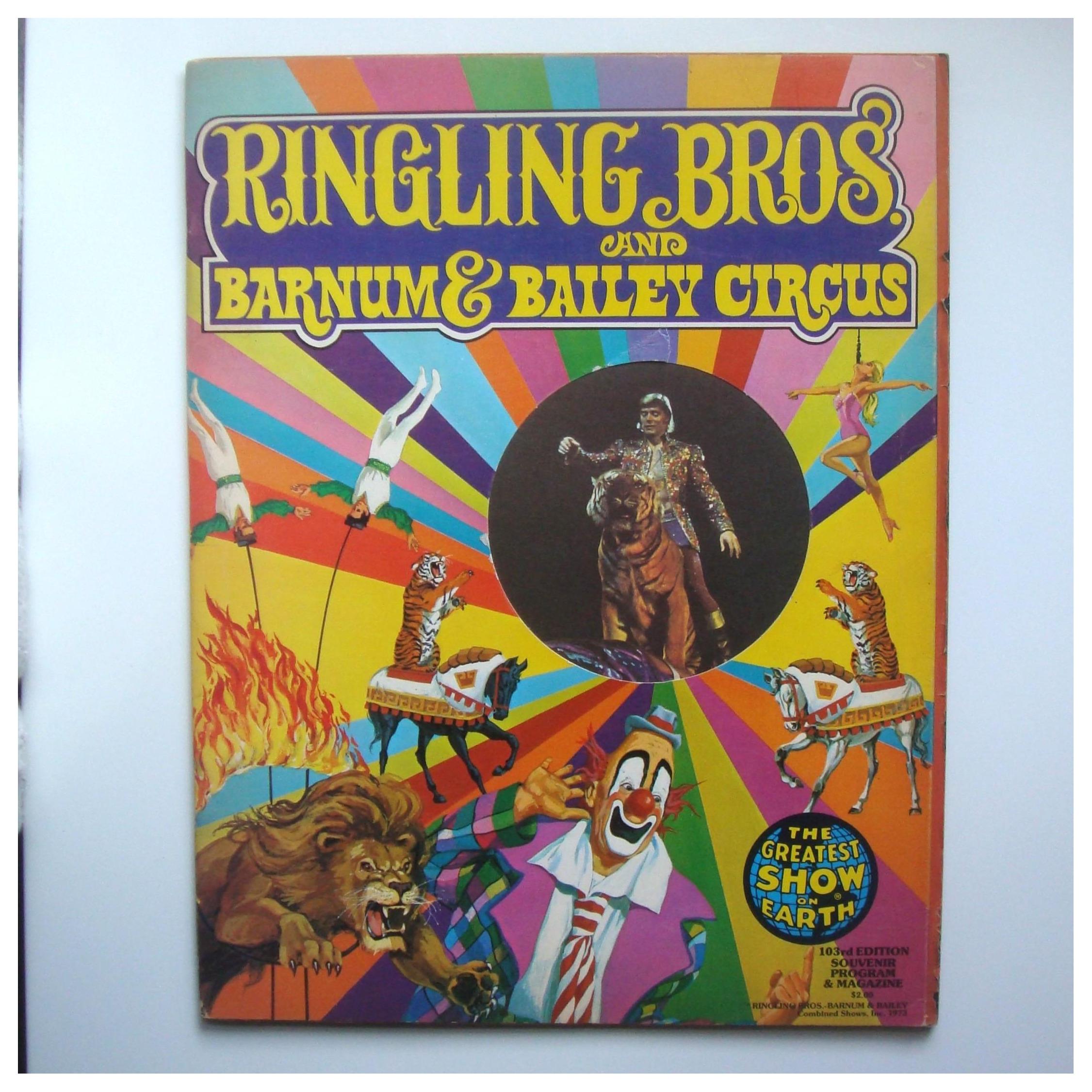 Ringling Bros. Barnum And Bailey Circus 103rd Edition Souvenir Program