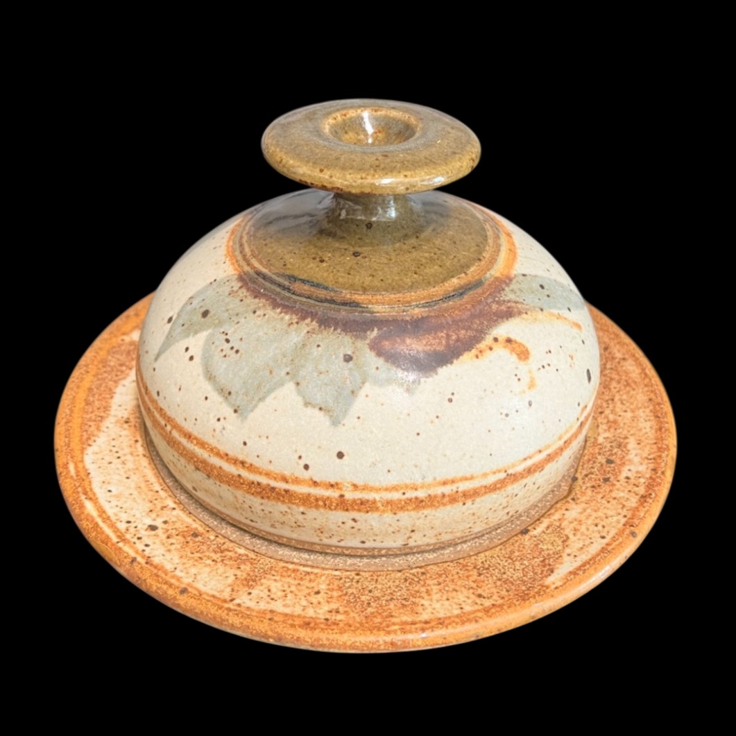 Butter/Cheese Keeper- Studio Art Pottery- Artist Signed - Chamberlain ...