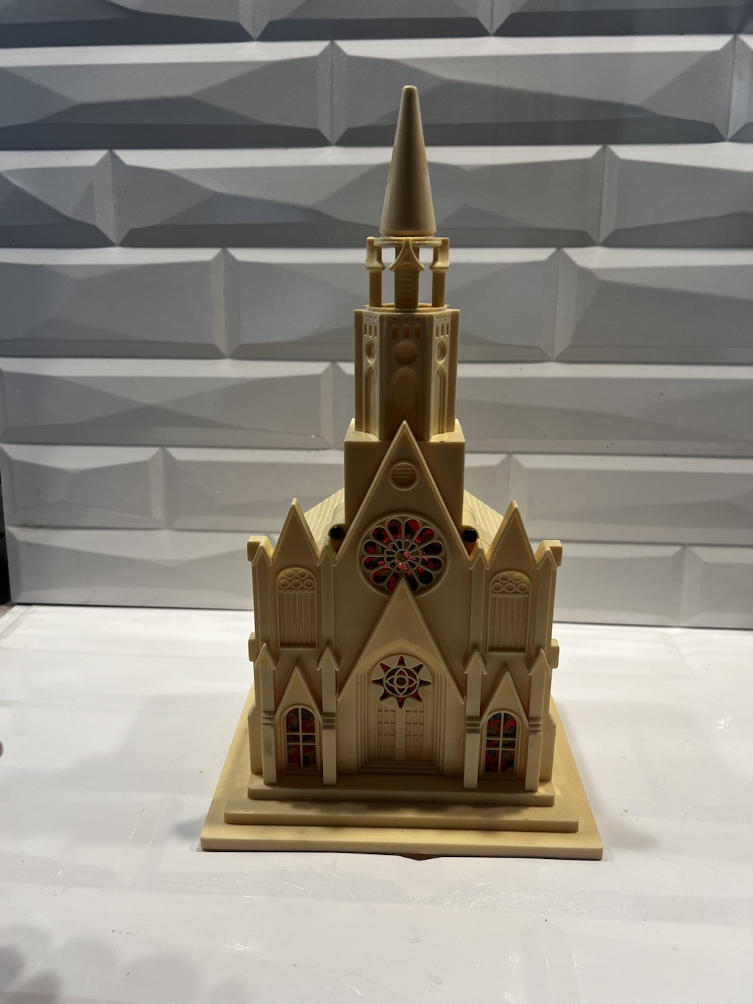 Vintage Raylite Christmas Church/ Cathedral