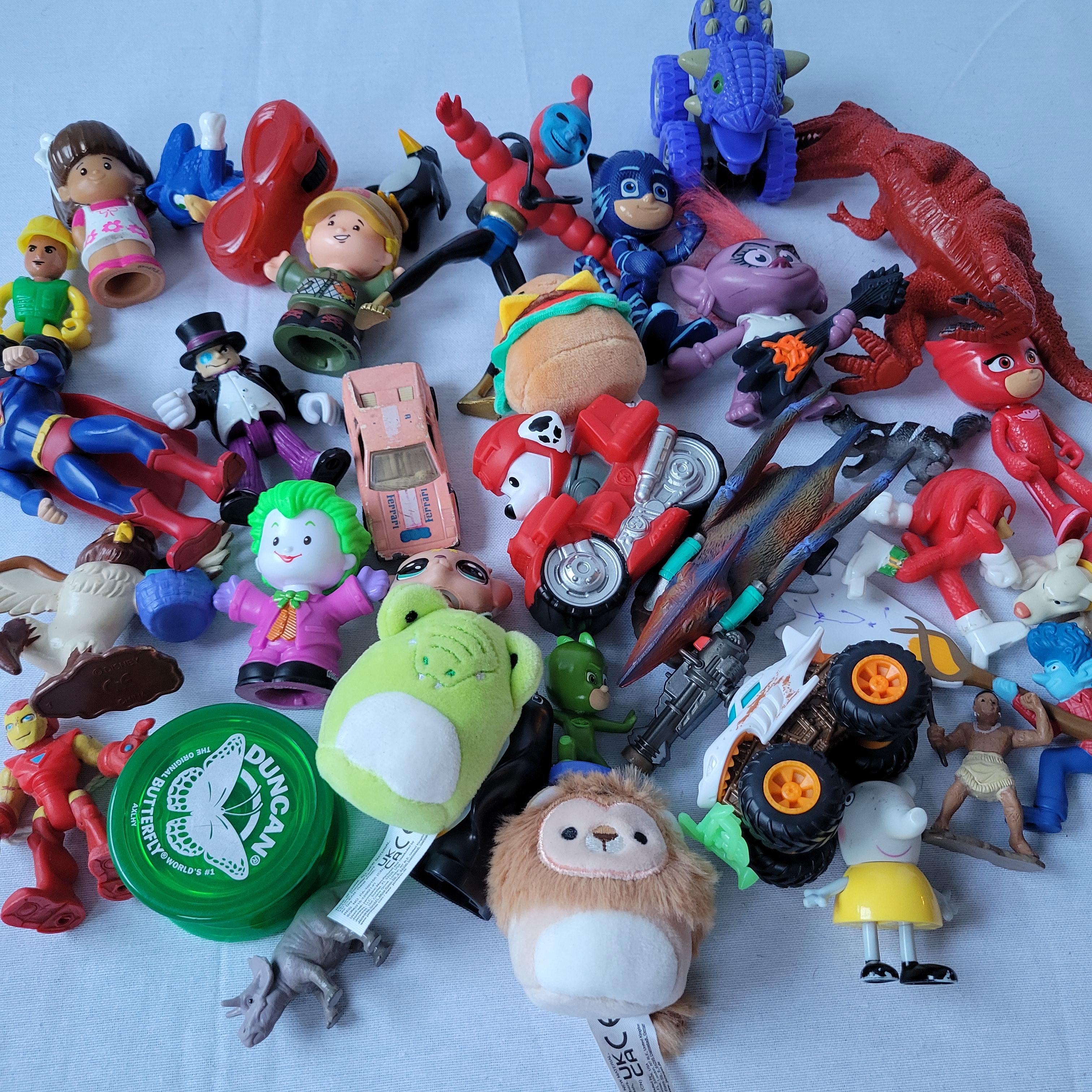 Lot Mixed Toys Figures Trolls LPS Little People Squishville Sonic Pj ...