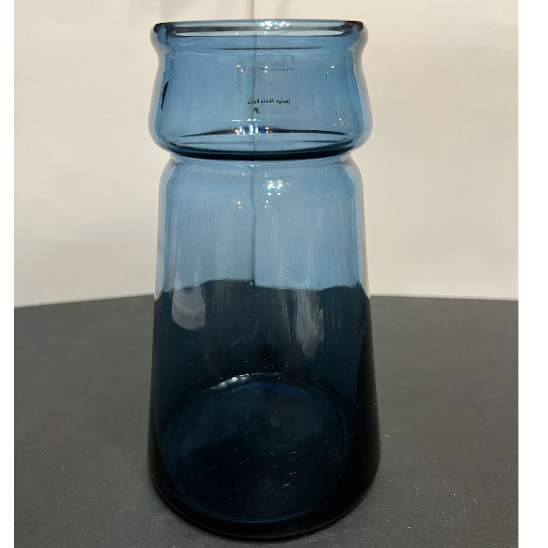 IKEA Blue Vase By Maria Kariis, Hand Made Vintage 90s, Made In China ...