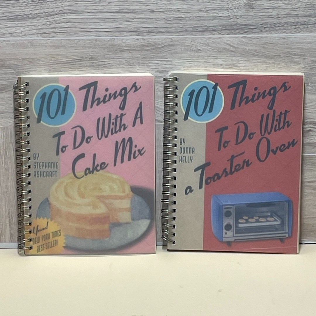 101 Things to Do with a Cake Mix And A Toaster Oven Spiral Vintage