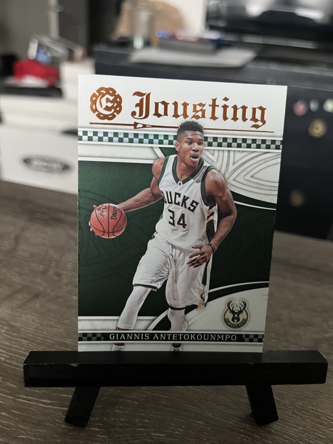 Giannis Antetokounmpo 2016-17 Panini Excalibur Jousting Insert NBA ...