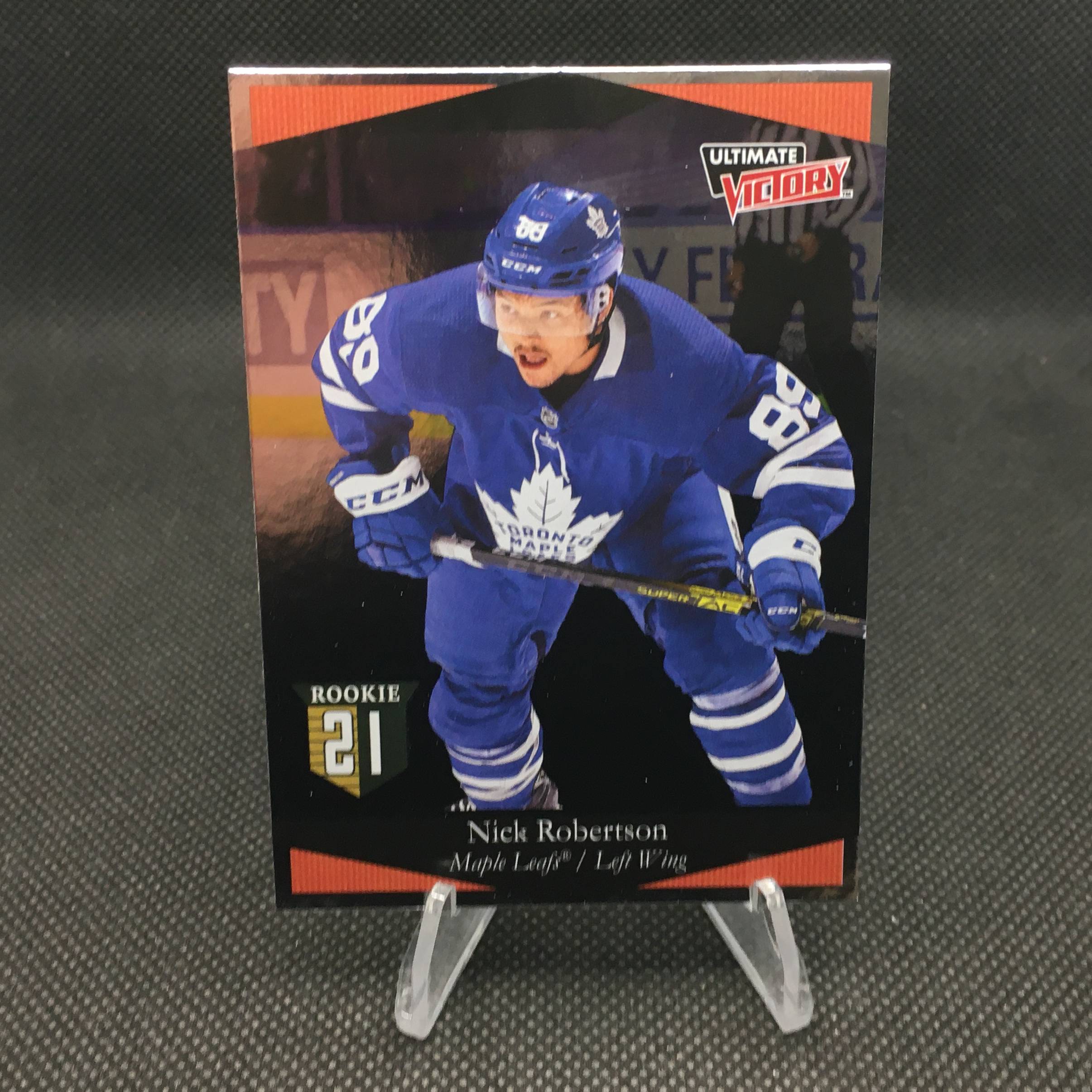 Nick Robertson 2020-21 Upper Deck Ultimate Victory RC #29 - Toronto ...
