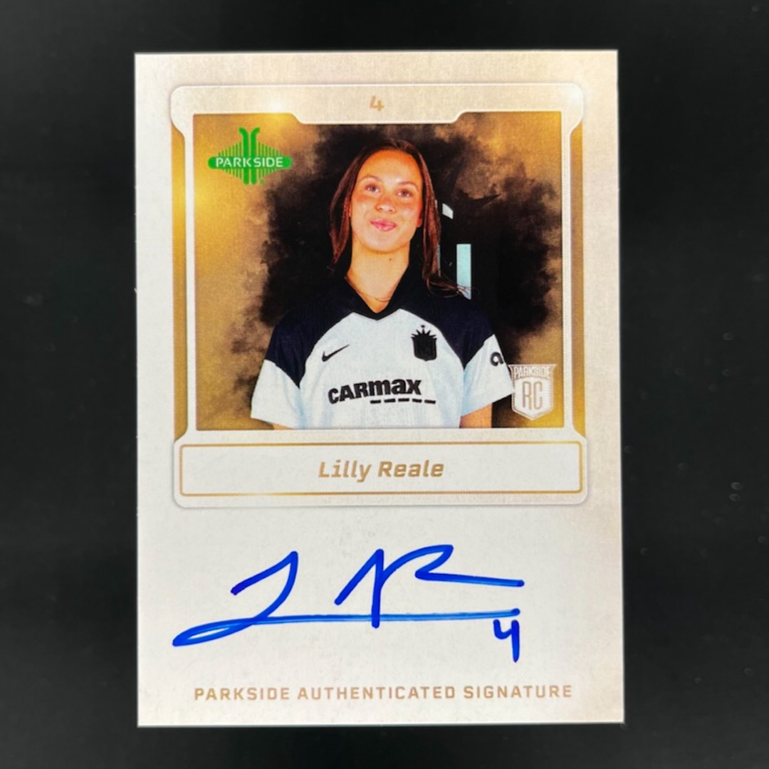 Lilly Reale 2025 Parkside NWSL Vol 2 Signature Series Autograph Soccer Card